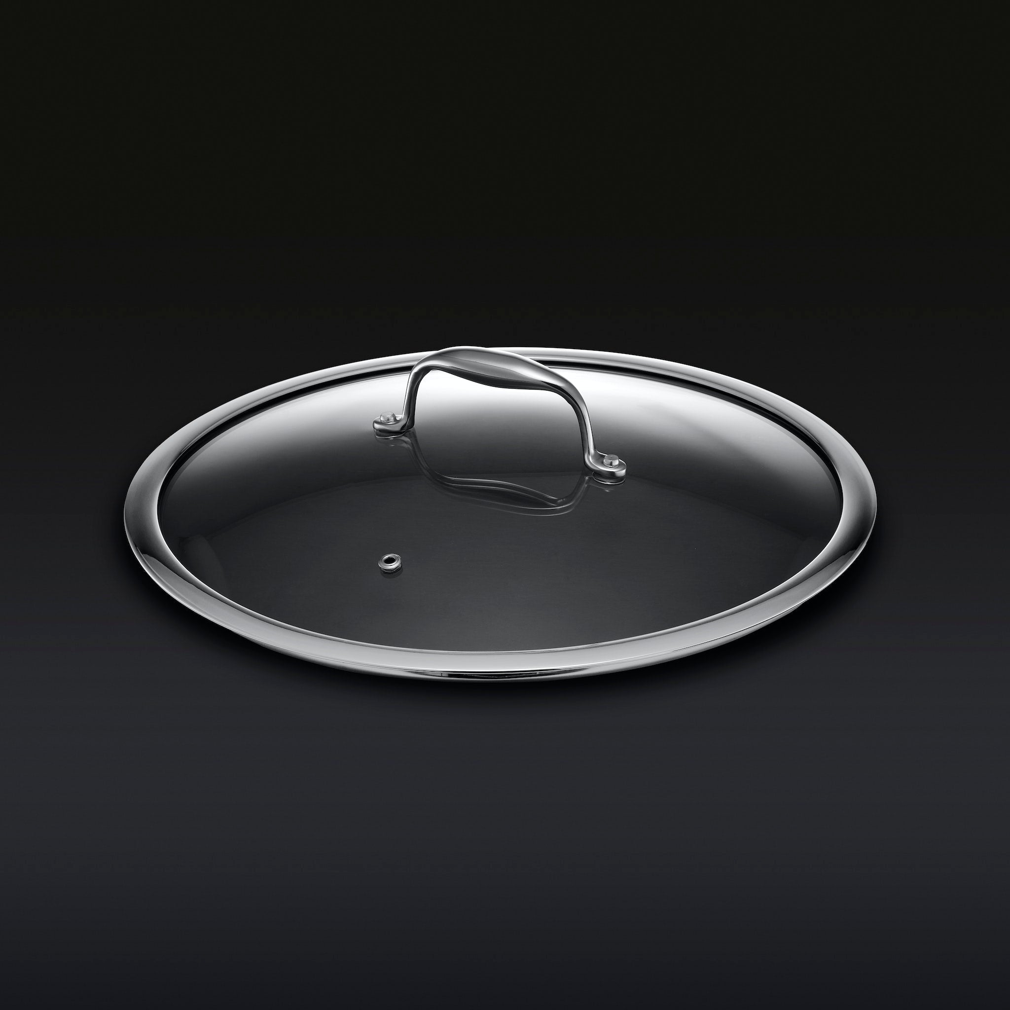30cm Glass Pan Lid | HexClad Cookware – HexClad Cookware EU